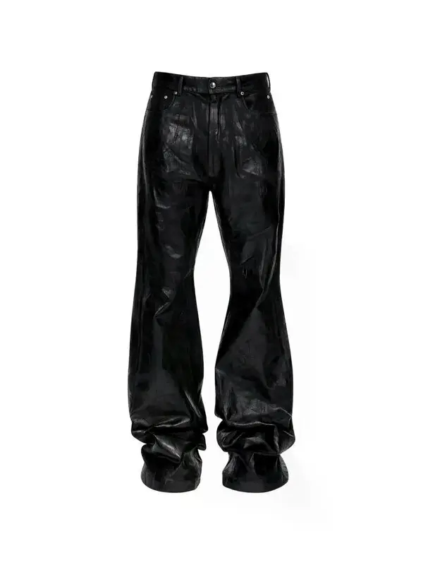 Rick Owens Bolan Textured Trousers - Black