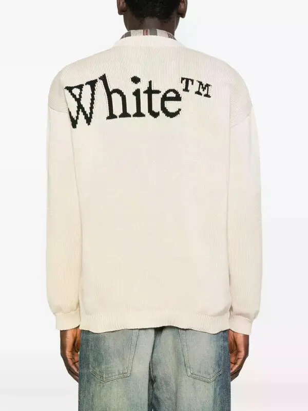 Off-White Bookish Shared Cot Sweater - Neutrals
