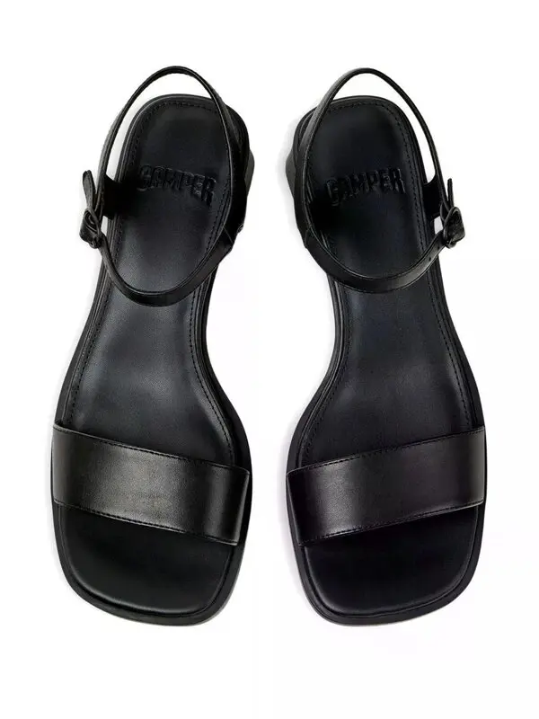 Camper Kora Buckle Sandals - Black