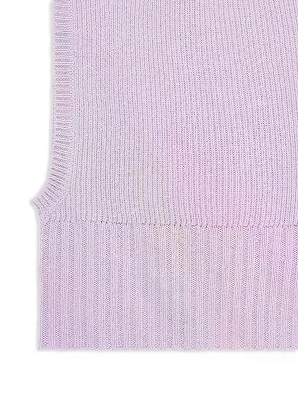 Eric Bompard Ribbed Hood - Purple