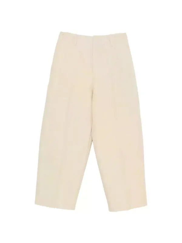 Jacquemus Beige Cotton Canvas Pastro Trousers - Neutrals