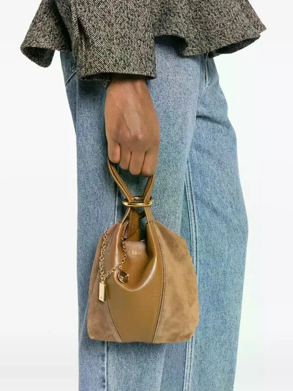 Chloé Grained-leather Tote Bag - Brown