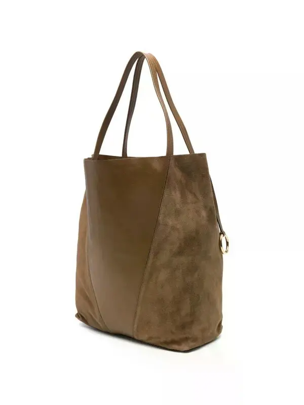 Chloé Large Spin Leather Tote Bag