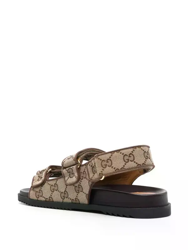 Gucci Gg Supreme Canvas Sandals