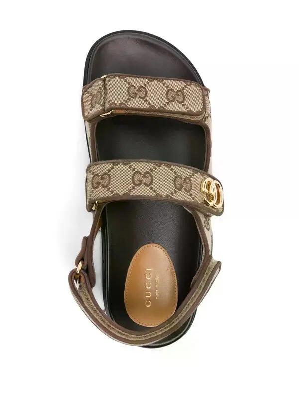 Gucci Gg Supreme Canvas Sandals