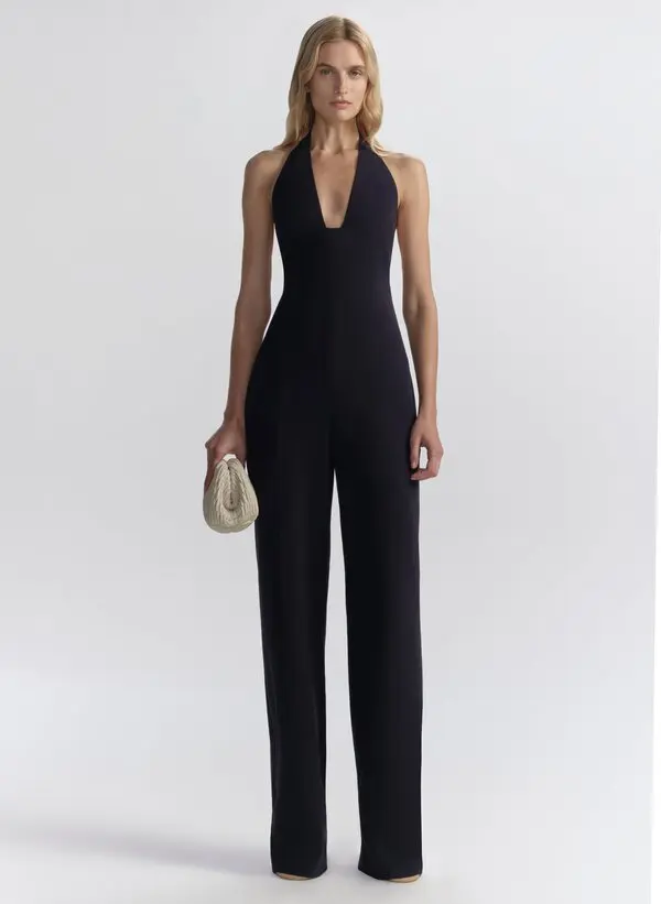 A.L.C. Eva Halter Jumpsuit - Evening Blue