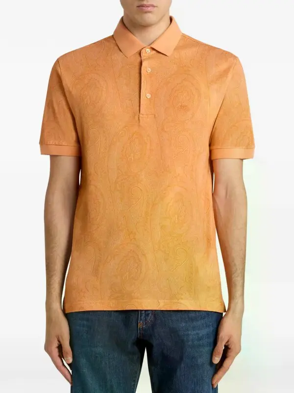 Etro Arnica-motif Polo Shirt