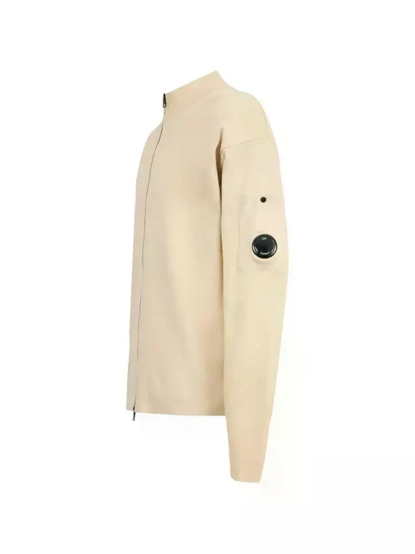 C.P. COMPANY Zip-up Cardigan - Neutrals