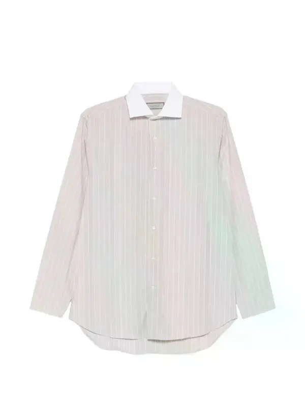 Canali Striped Shirt - Neutrals