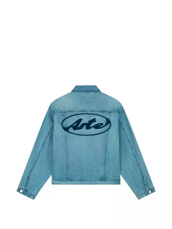 ARTE ANTWERP Logo Patch Denim Jacket