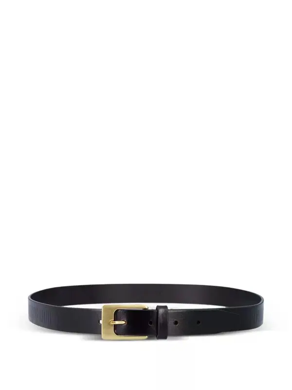 LEMAIRE Rail-embossed Leather Belt