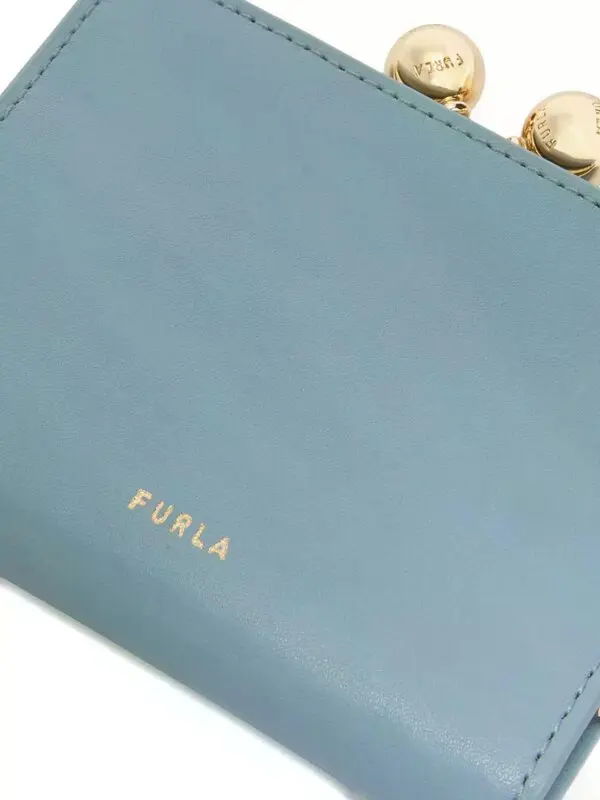 Furla Dots Metal-clasp Dots Coin Case - Blue