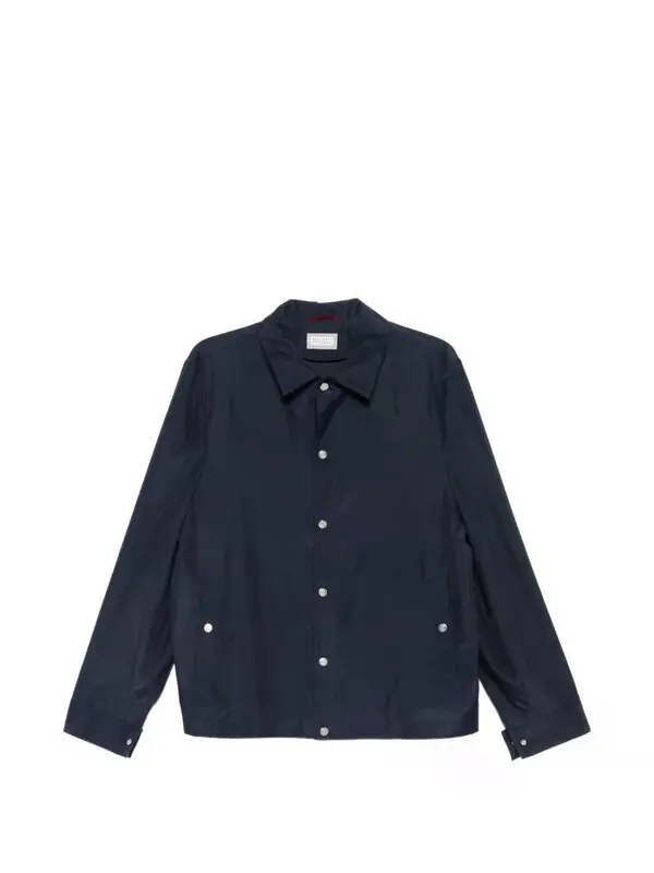 Brunello Cucinelli Buttoned Silk Jacket