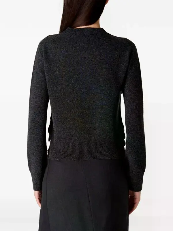 Sacai Sequin Embellished Sweater - Grey