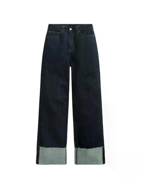 Ag Frayed Cuff Jeans