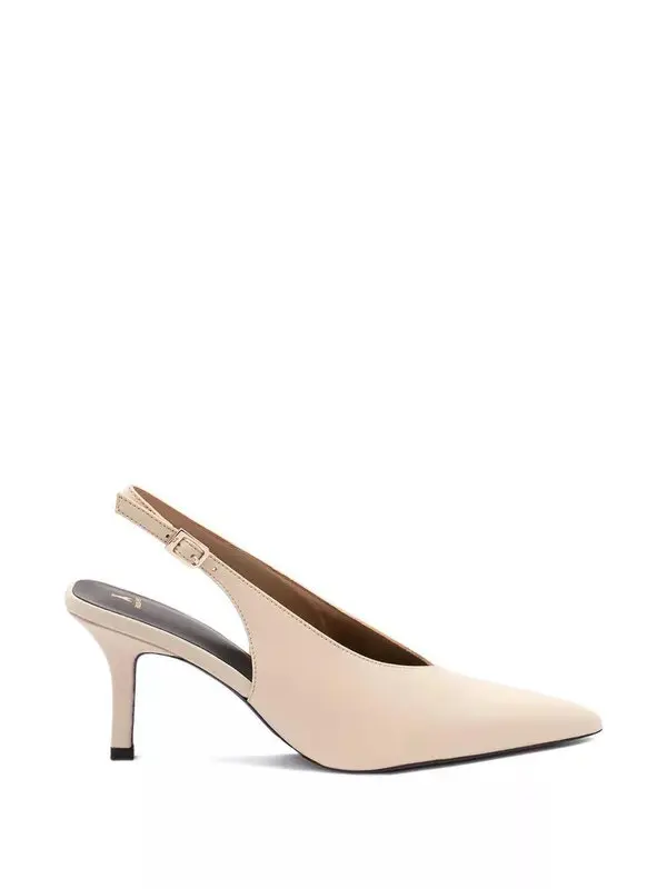 Patrizia Pepe Leather Slingback Sandals