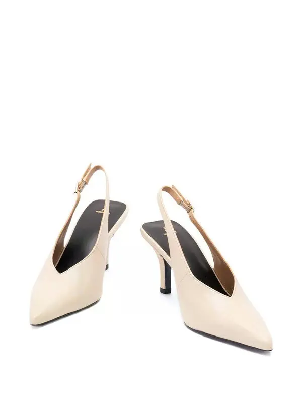 Patrizia Pepe Leather Slingback Sandals