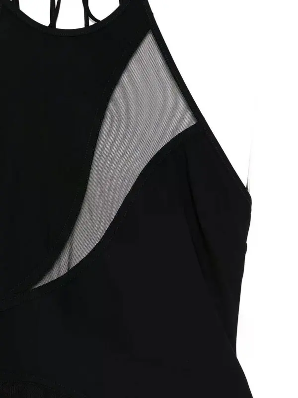 Zimmermann Wanderlust Spliced Mesh Halterneck Swimsuit