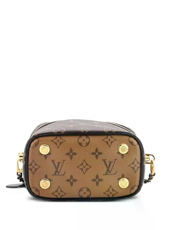 LOUIS VUITTON Vanity Handbag Reverse Monogram Canvas Pm Satchel