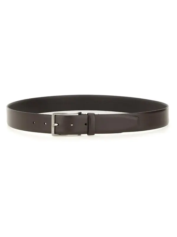 BOSS Belt With Buckle - Brown