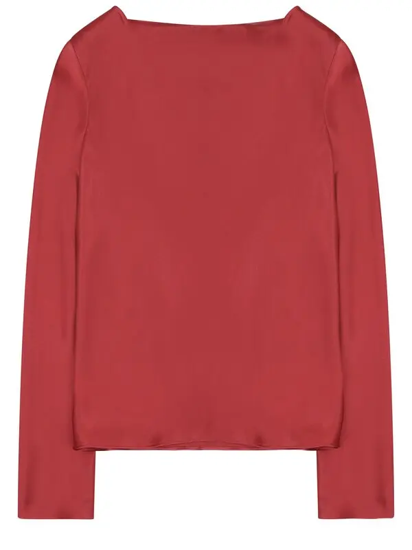 Alberta Ferretti Silk Blend Blouse - Pink