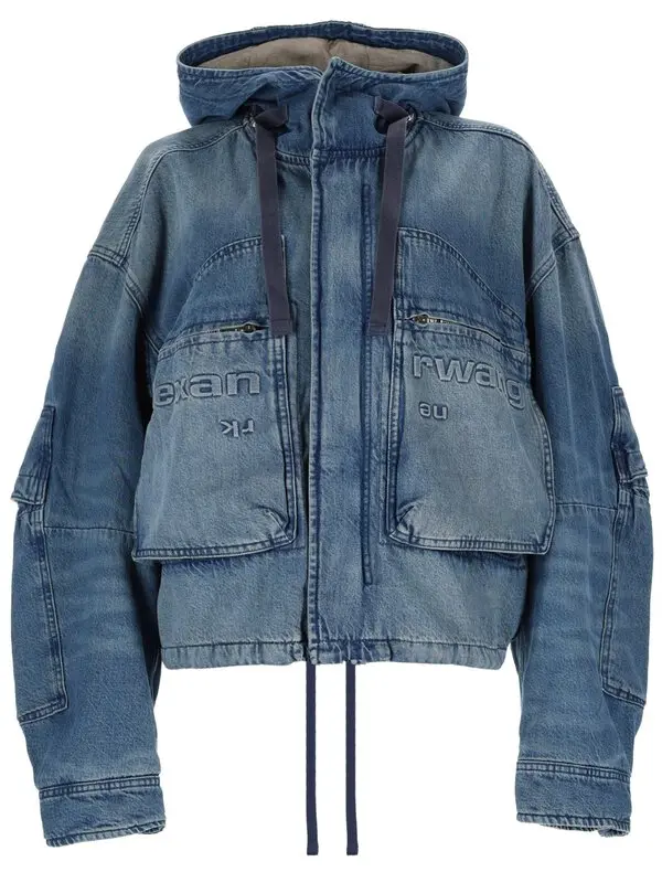 Alexander Wang Cotton Cargo Jacket - Denim