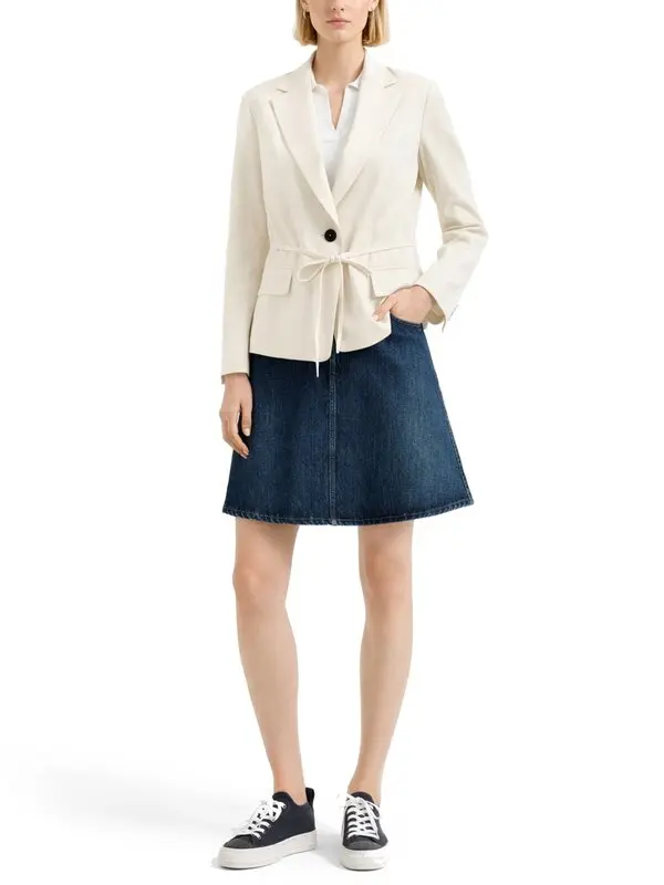 Brunello Cucinelli Belted Jacket - Ivory