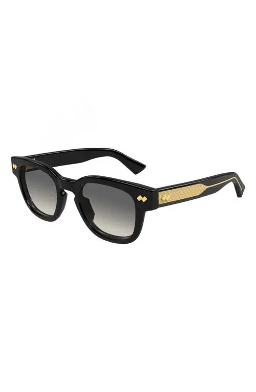 Bottega Veneta 48mm Round Frame Sunglasses