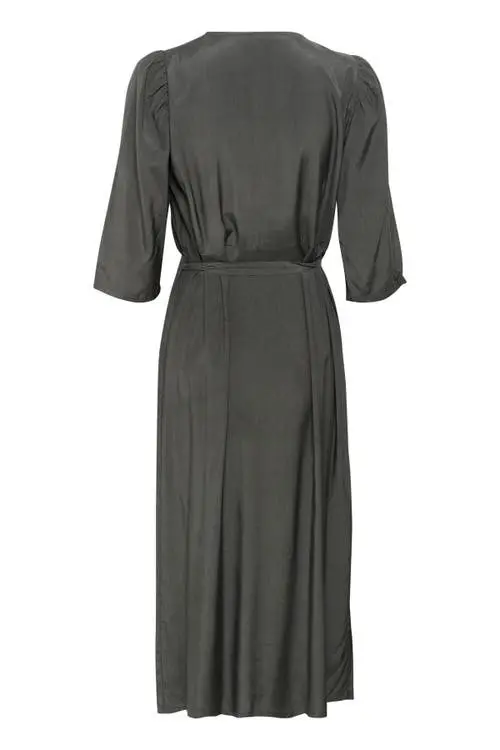 KAFFE Kamira Half Sleeves V-neck Wrap Dress