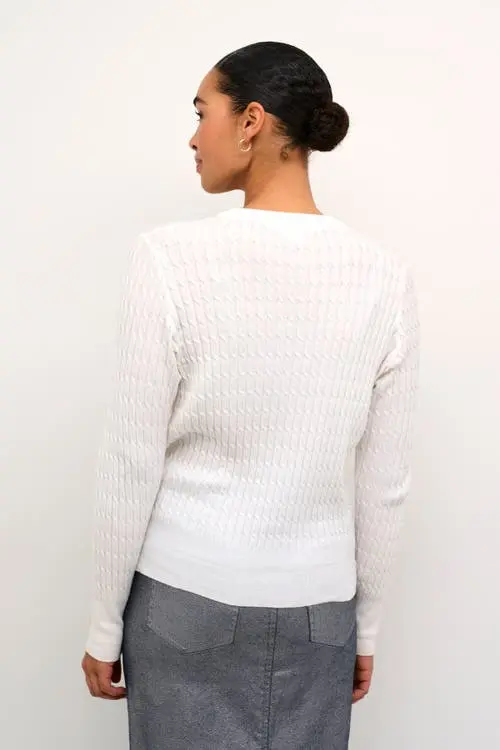 KAFFE Kasilla Cable Knit Pullover