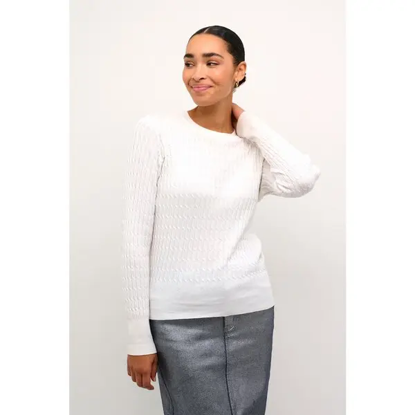 KAFFE Kasilla Cable Knit Pullover