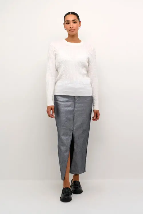 KAFFE Kasilla Cable Knit Pullover