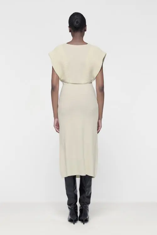 LEEM Ribbed Maxi Knit Dress