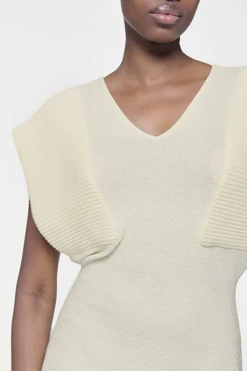 LEEM Ribbed Maxi Knit Dress