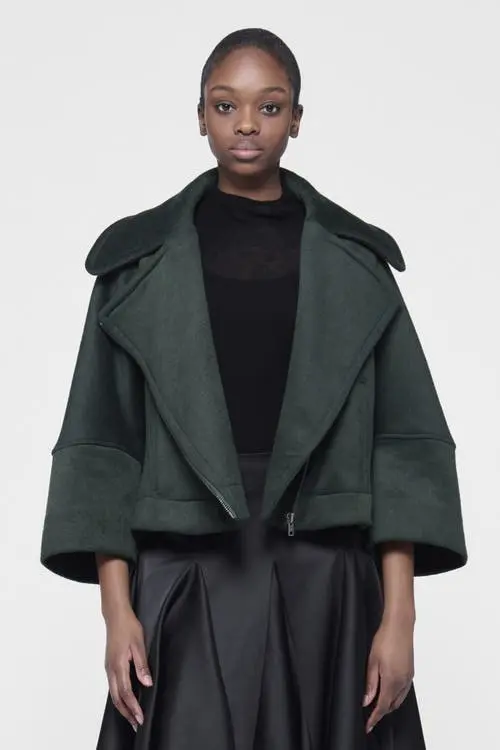 LEEM Boxy Biker Jacket