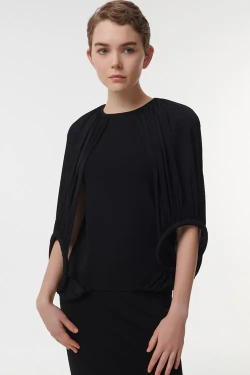 LEEM Double-hoop Knit Top