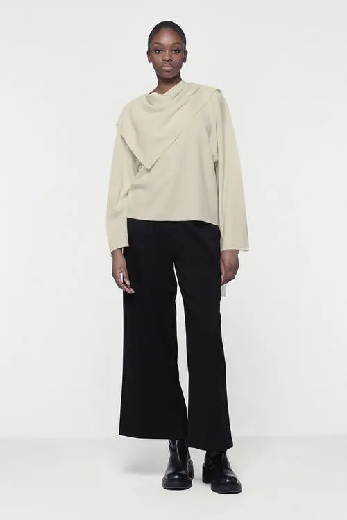 LEEM Wide-leg Pleated Trousers