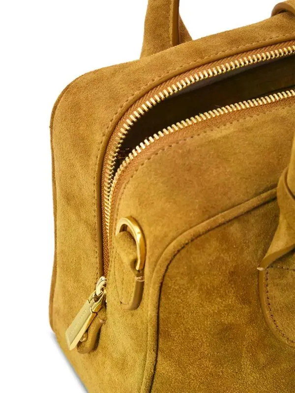 GOLDEN GOOSE Vita Suede Leather Tote - Neutrals