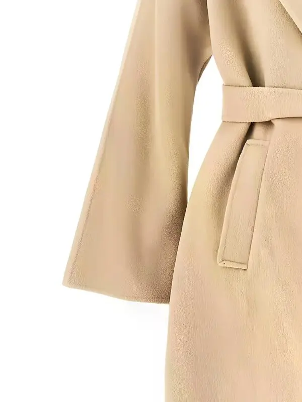 Max Mara Belted Wool Coat - Neutrals