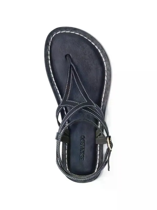 Bernardo Mallorie Stitched Sandals - Black