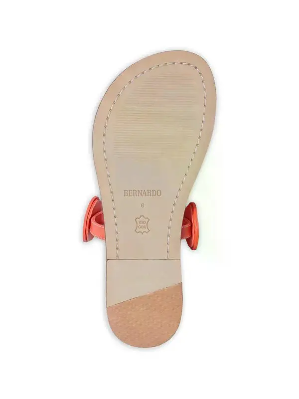 Bernardo Circle-detail Sandals - Orange