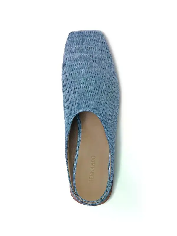 Bernardo Porto Woven Mules