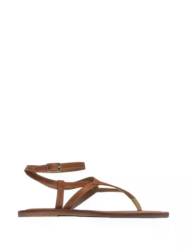 Bernardo Mallorie Crisscross Ankle-strap Sandals - Brown