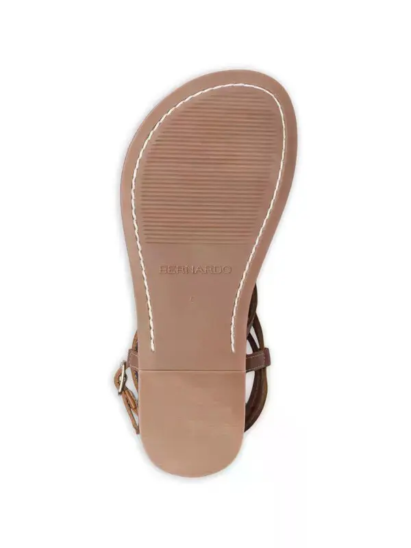 Bernardo Mallorie Crisscross Ankle-strap Sandals - Brown