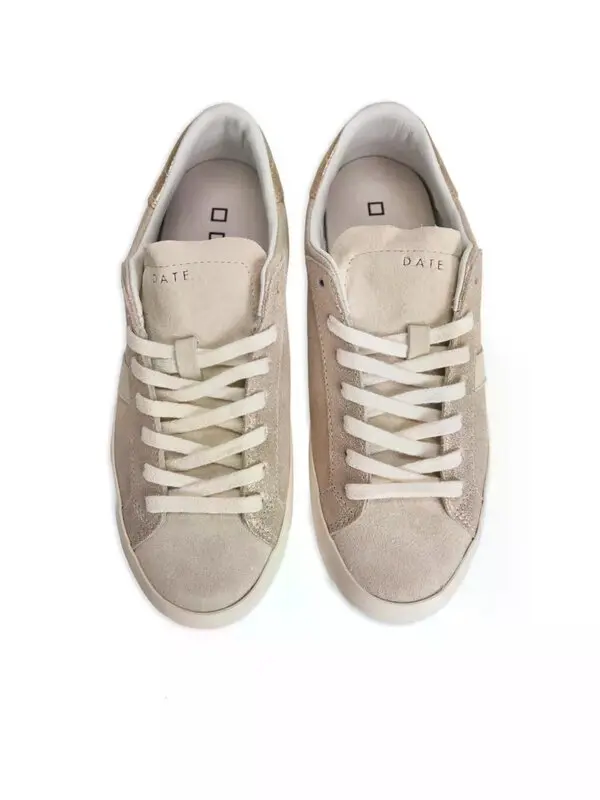 D.a.t.e. Hill Low Glitter Panel Sneakers - Neutrals