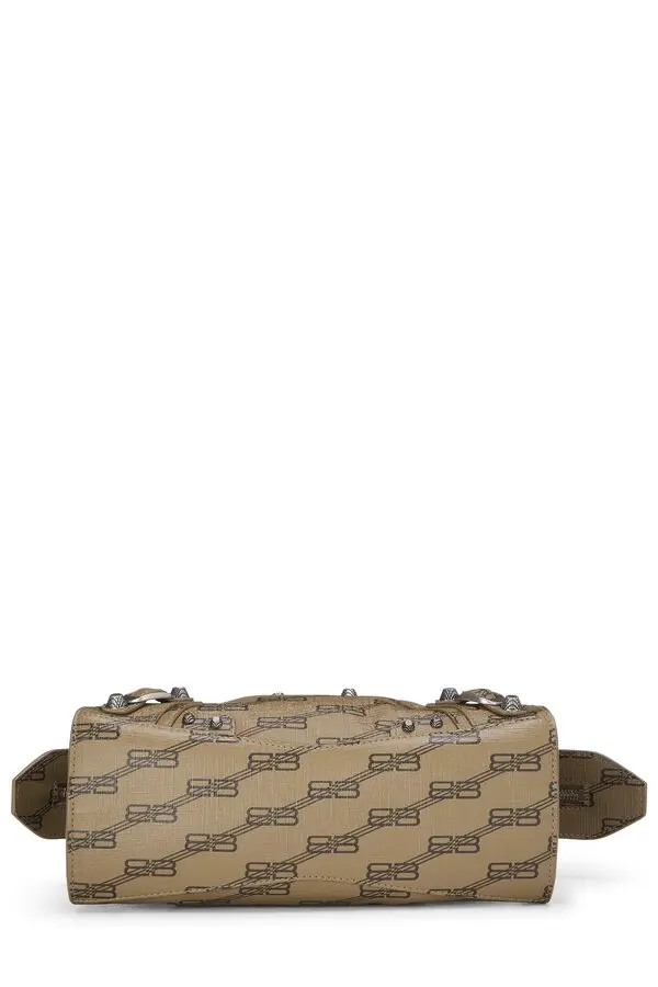 Balenciaga Coated Neo Cagole Shoulder Bag - Brown