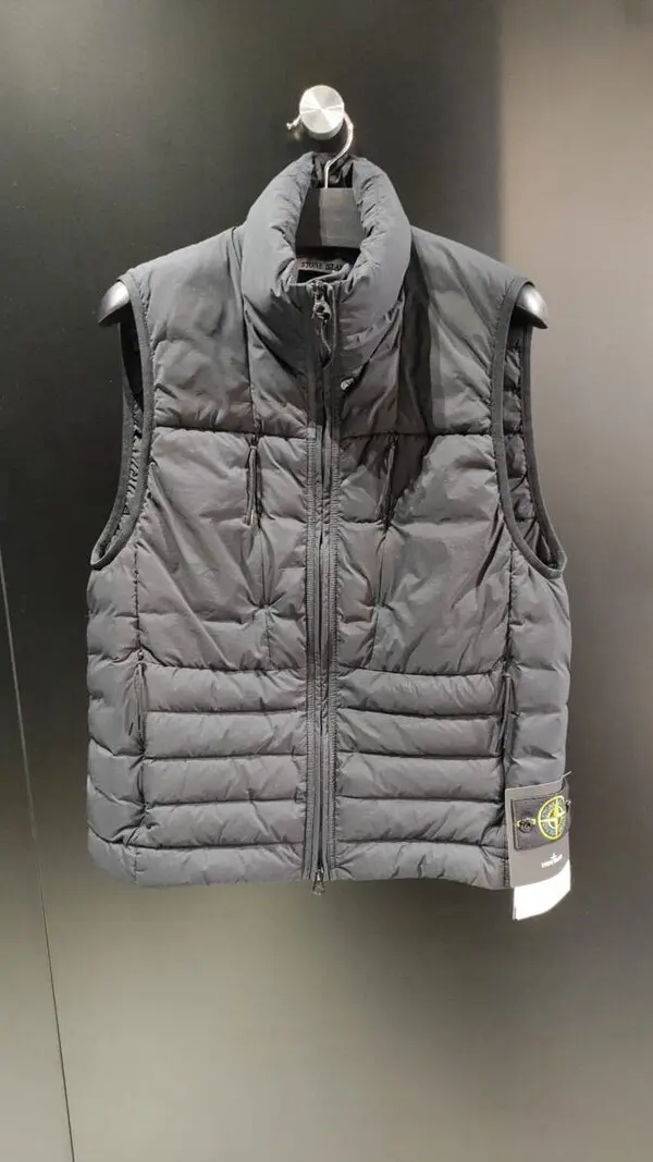 Stone Island Zippered Sleeveless Jacket - Grey