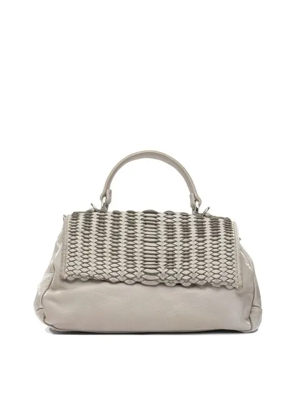 GIANCARLO NEVOLA Small Leather Handbag - Beige