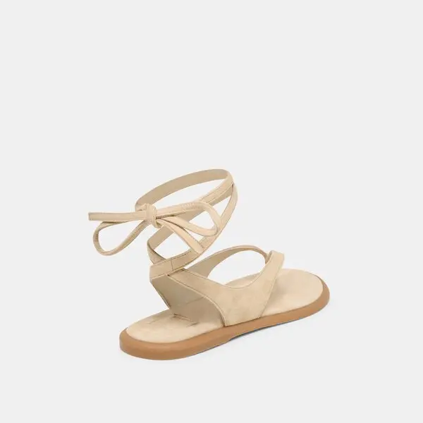 DOLCEVITA Jayden Thong Sandals - Almond Suede
