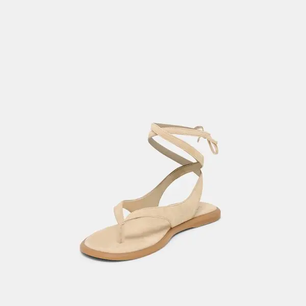 DOLCEVITA Jayden Thong Sandals - Almond Suede